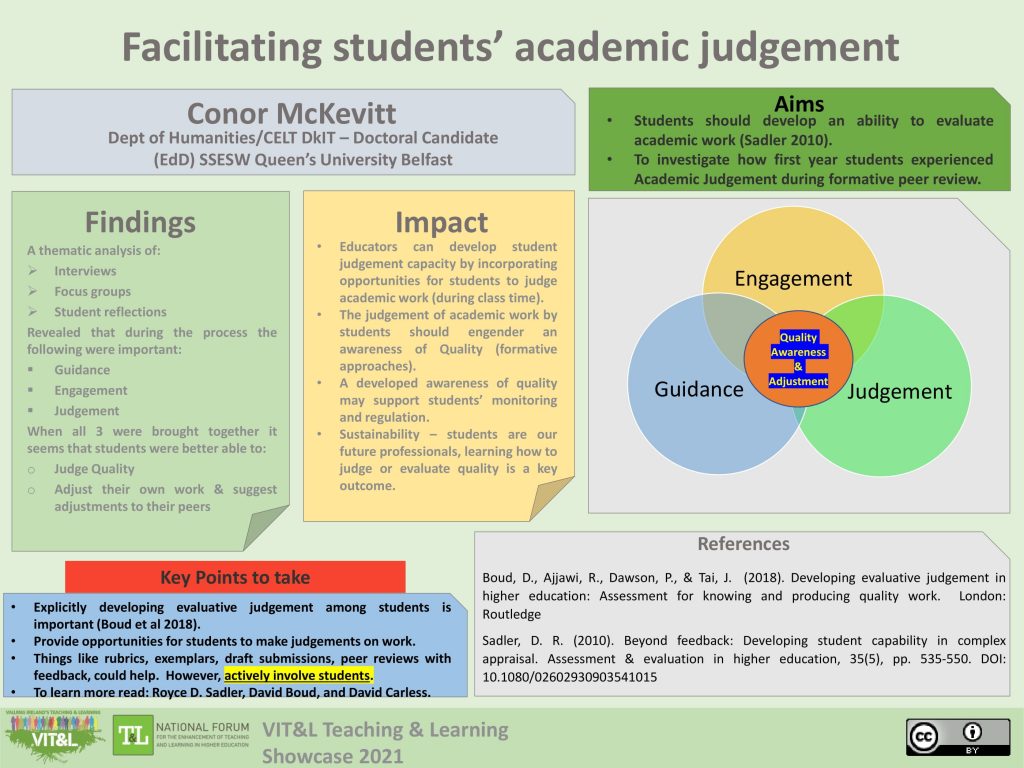 Poster Showcase - National Forum for the Enhancement of Teaching and ...
