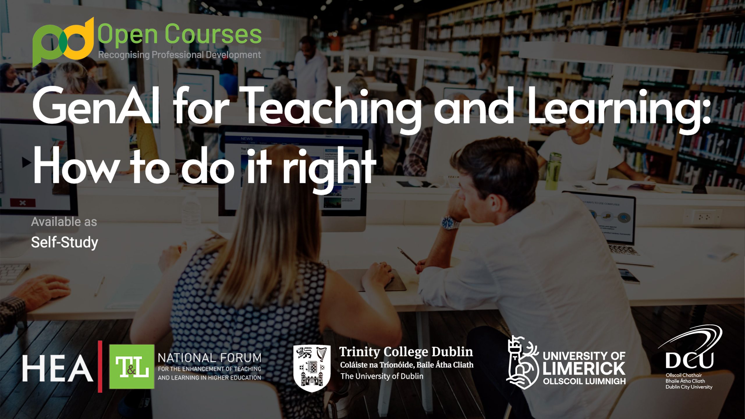 New Self-Study Open Course: GenAI for Teaching and Learning - National Forum for the Enhancement ...
