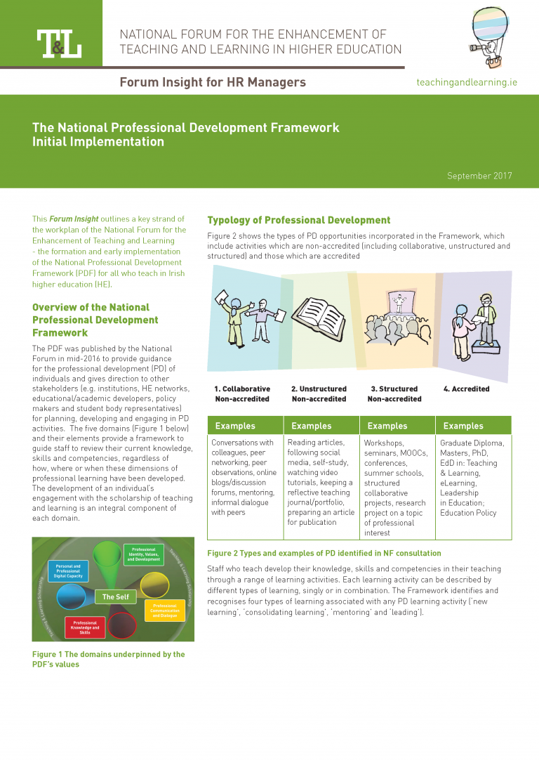 Insights - National Forum for the Enhancement of Teaching and Learning ...