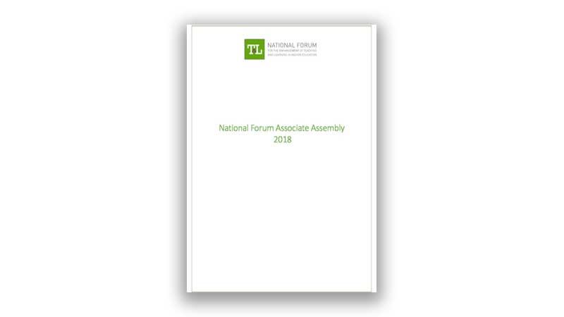 National Forum Associate Assembly 2020 - National Forum for the ...