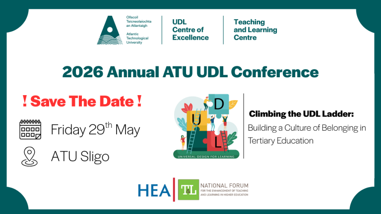 ATU Universal Design for Learning Conference 29th May 2026 - National ...